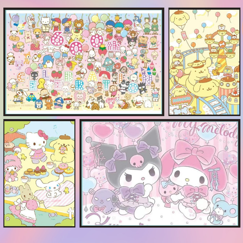 📣Ready Stock📣【Sanrio Puzzle】🧩jigsaw puzzle 1000 pcs puzzle for kids ...