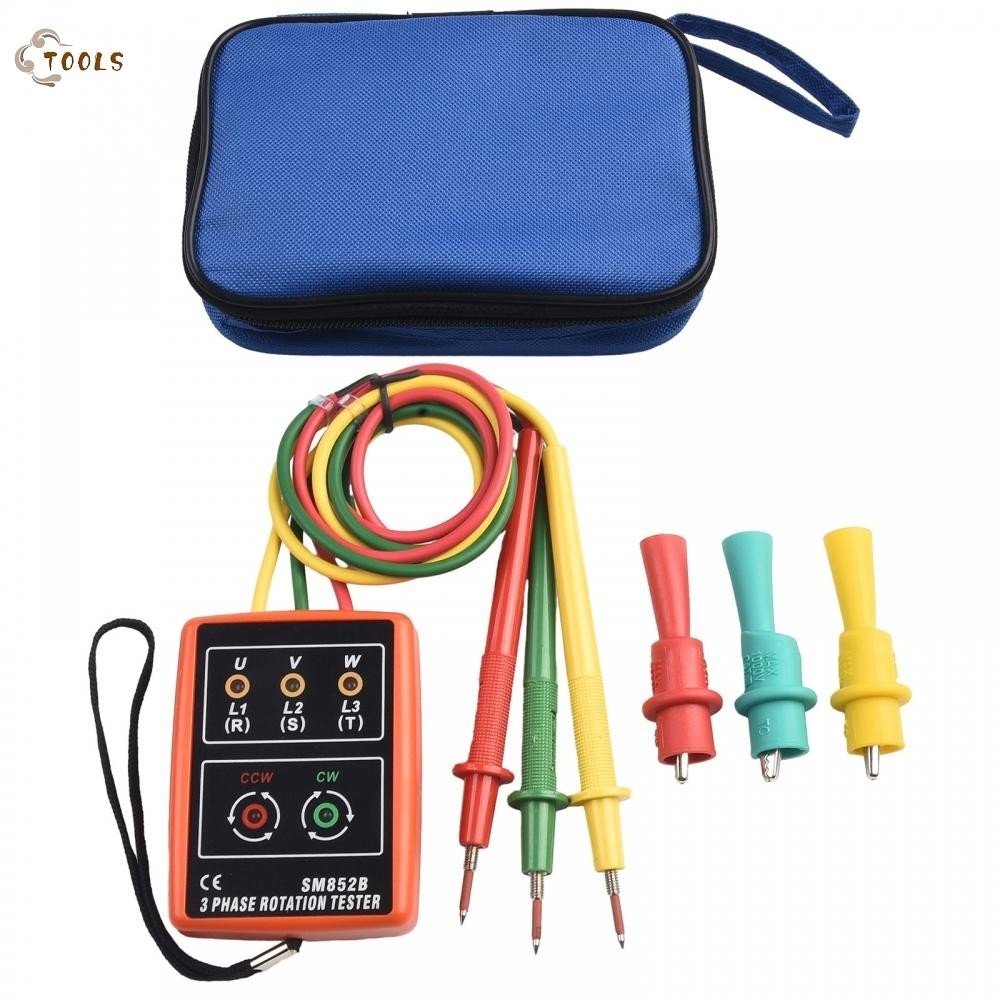 Current Tester Sequ Ence Rotation 3-phase LED Indicator Detector Meter ...