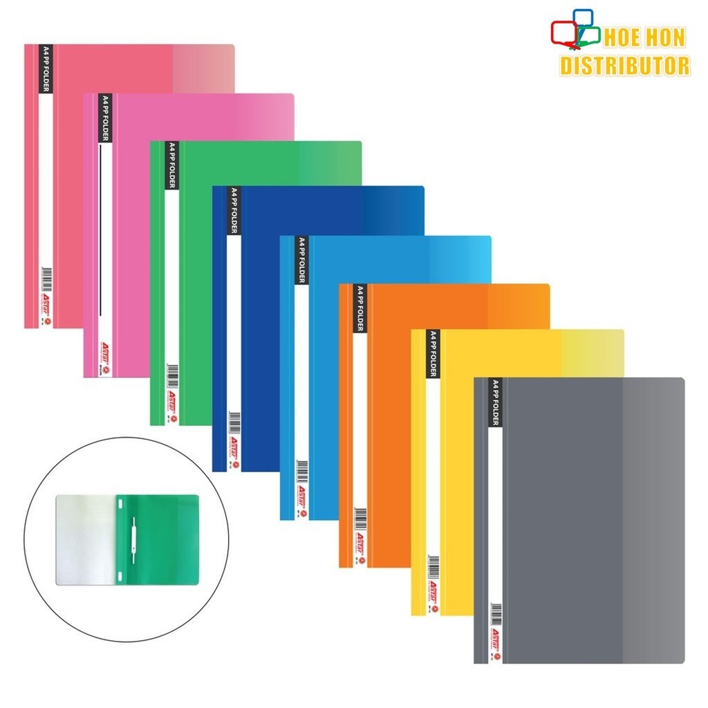 Astar / Muiza PP PVC Management File / A4 Paper Organizer Report Folder ...