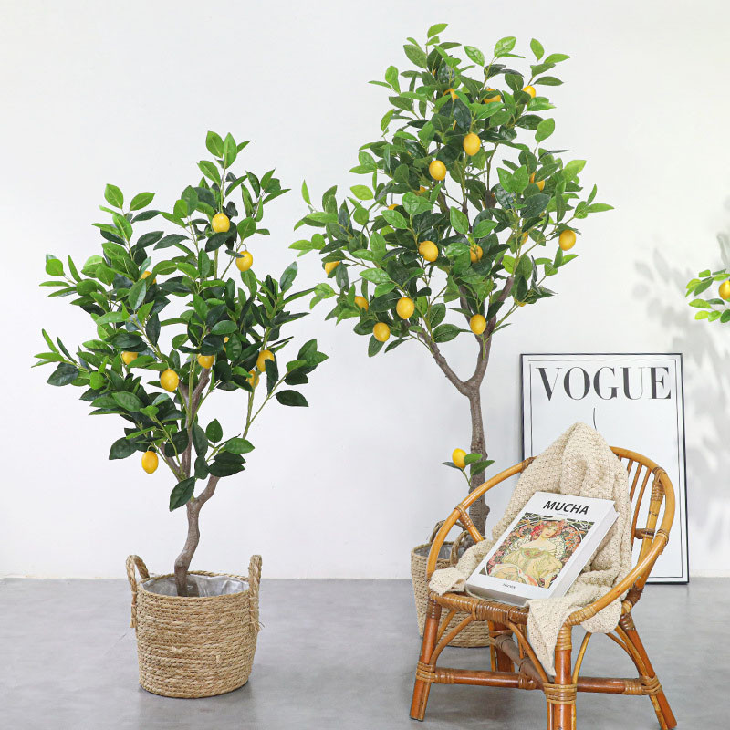 Romantika Artificial Tree 150cm Lemon Tree Fake plant Potted Plant ...