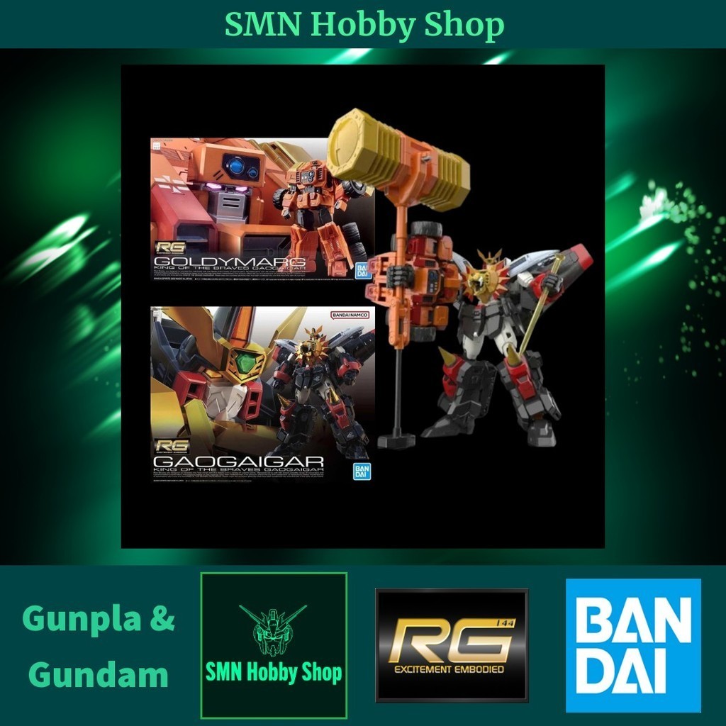 (COMBO BUNDLE SET) RG GoldyMarg GaoGaiGar King of The Brave GaoGaiGar ...