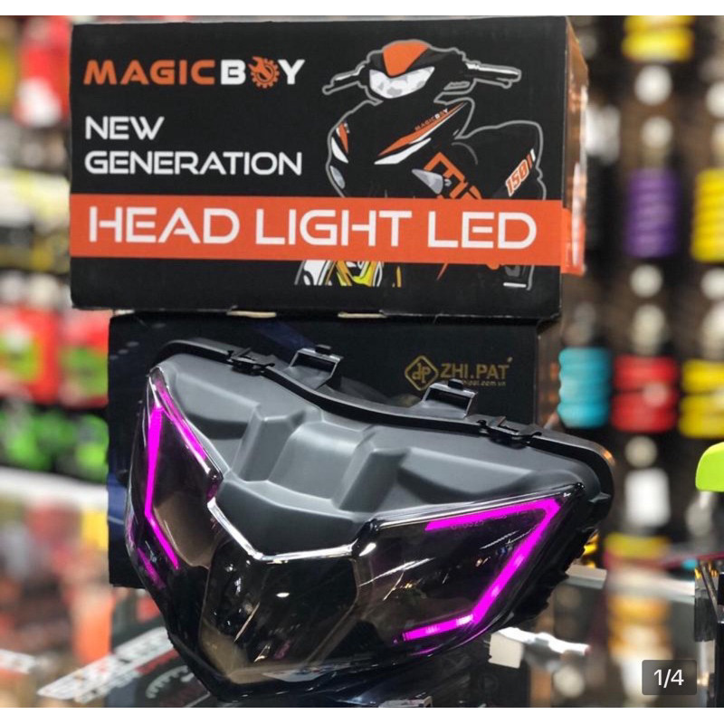 magicboy Headlamp LED Y15 v2 LCV8 LC135 v8 Fi (Bluetooth / app) MAGIC ...