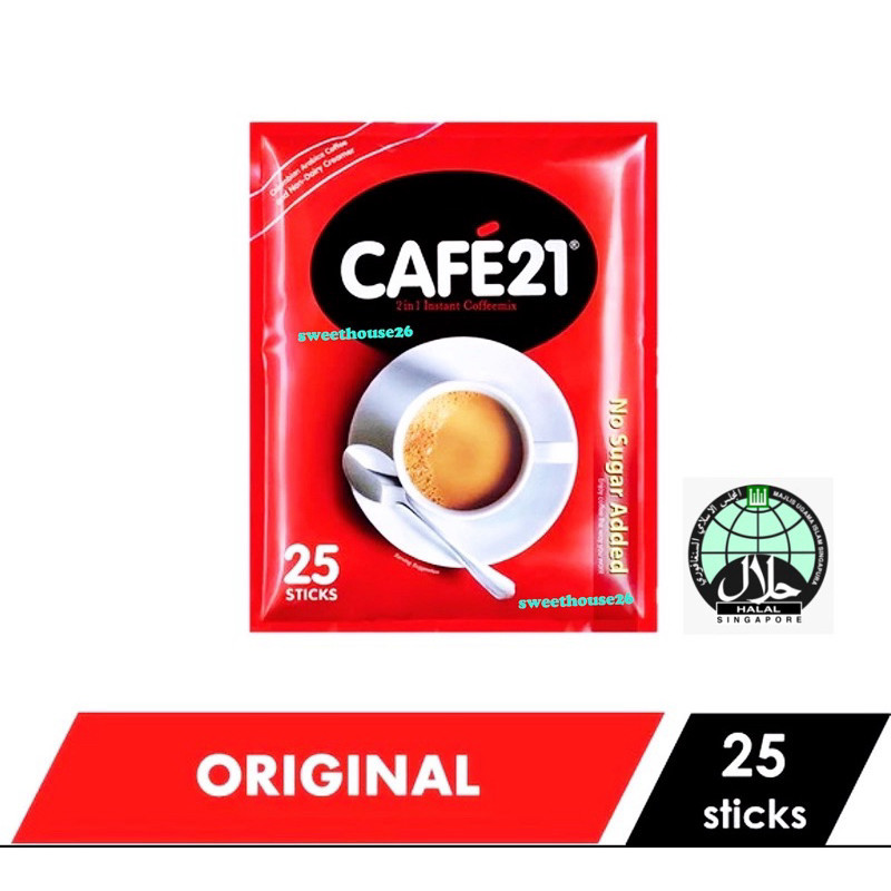 Cafe 21 2in1 Instant Coffeemix 300g (12g x 25 sticks) | Shopee Malaysia