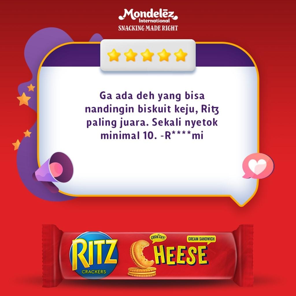 Ritz Sandwich Biskuit Rasa Keju 118 gr - Triple Pack | Shopee Malaysia