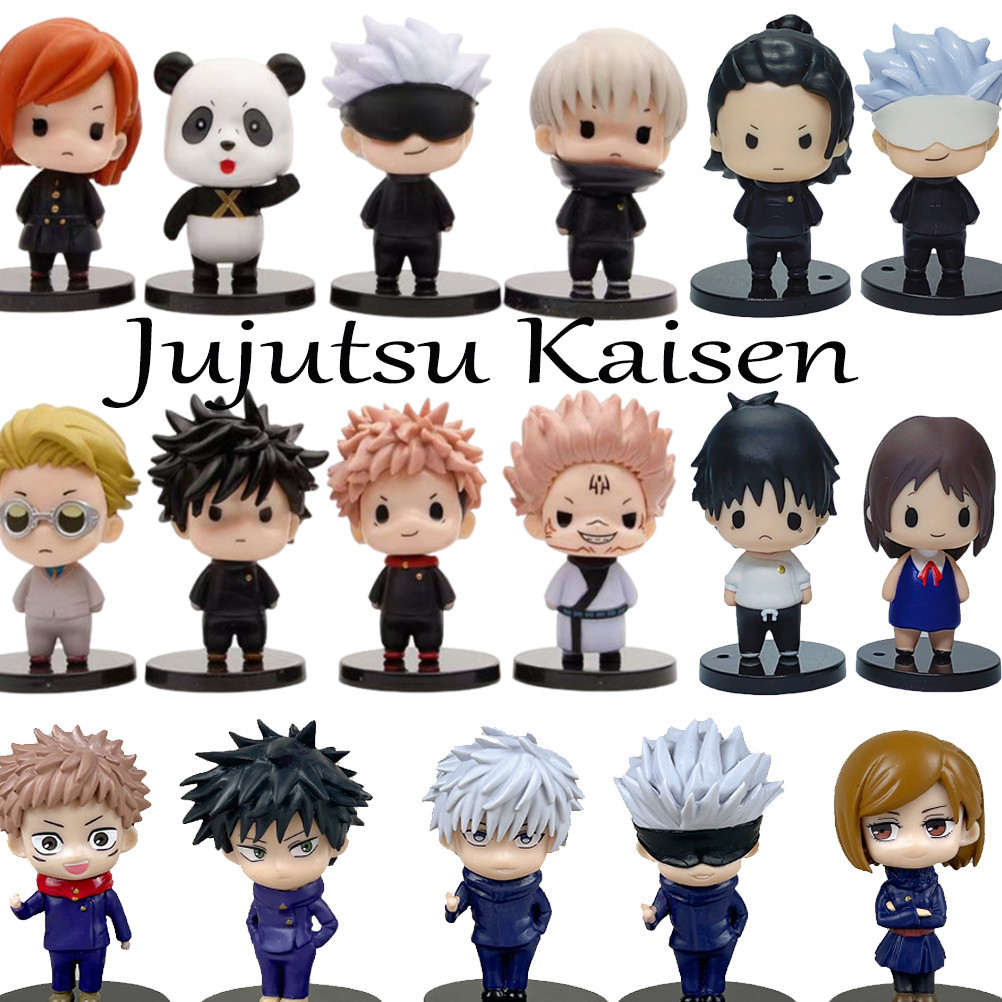 Action Figure Jujutsu Kaisen Model Set Figures Anime Yuji Itadori Gojo ...