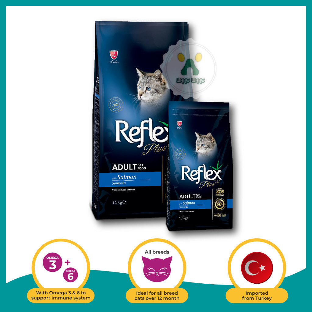 Reflex Plus Adult Salmon Cat Food/ Cat Dry Food/ Quality Cat Food ...