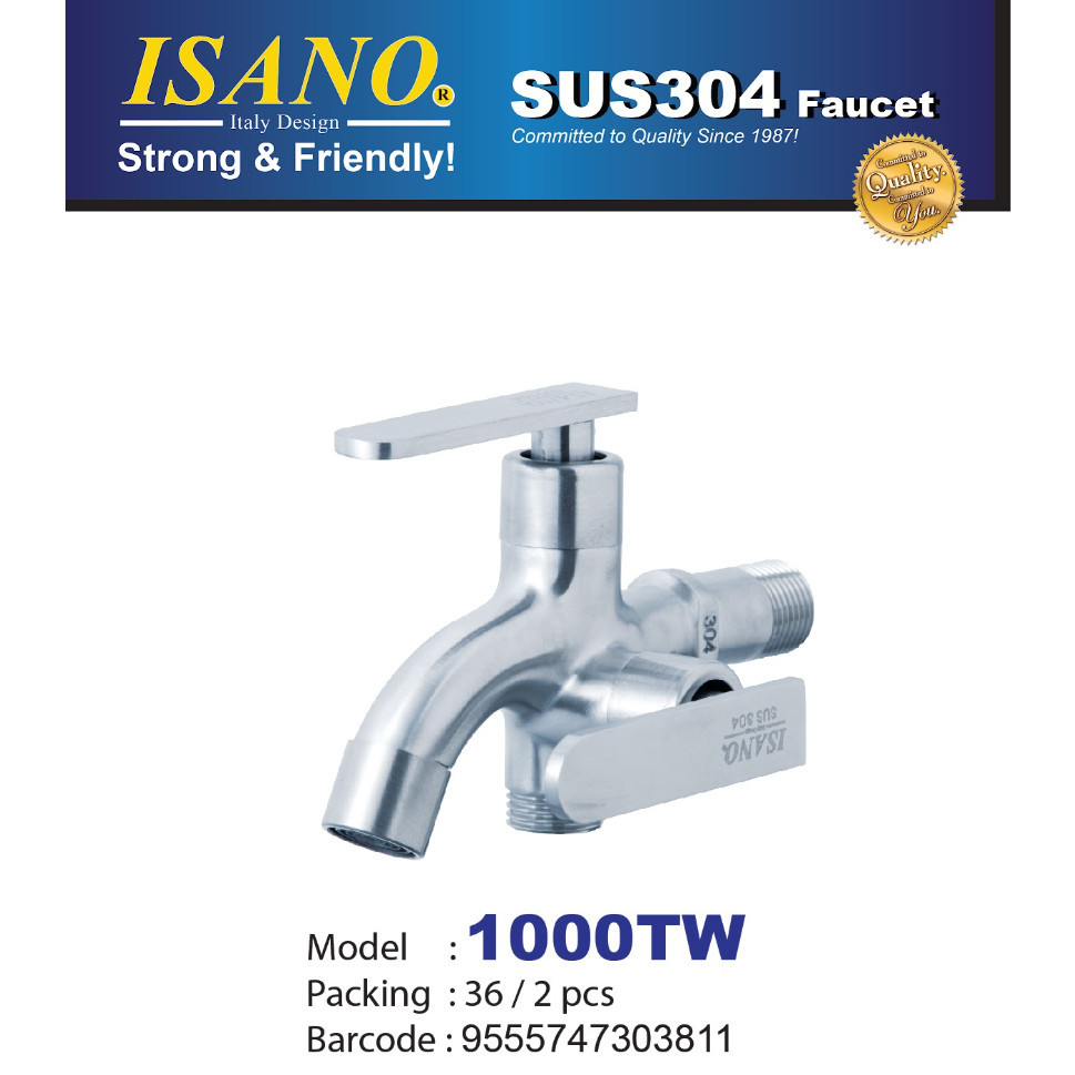 ISANO Stainless Steel SUS304 2Way Tap Model:1000TW | Shopee Malaysia