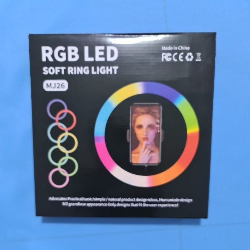 RGB Rainbow Color RING LIGHT M26 With 2.1m stand | Shopee Malaysia