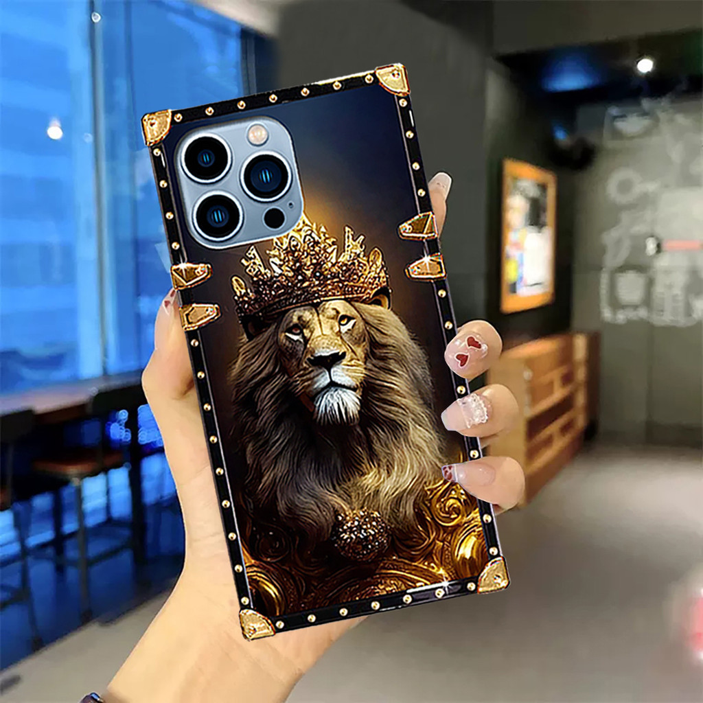 Lion King Protective Square Casing Vivo V29 Lite V29e V27 Pro V27e V25 ...