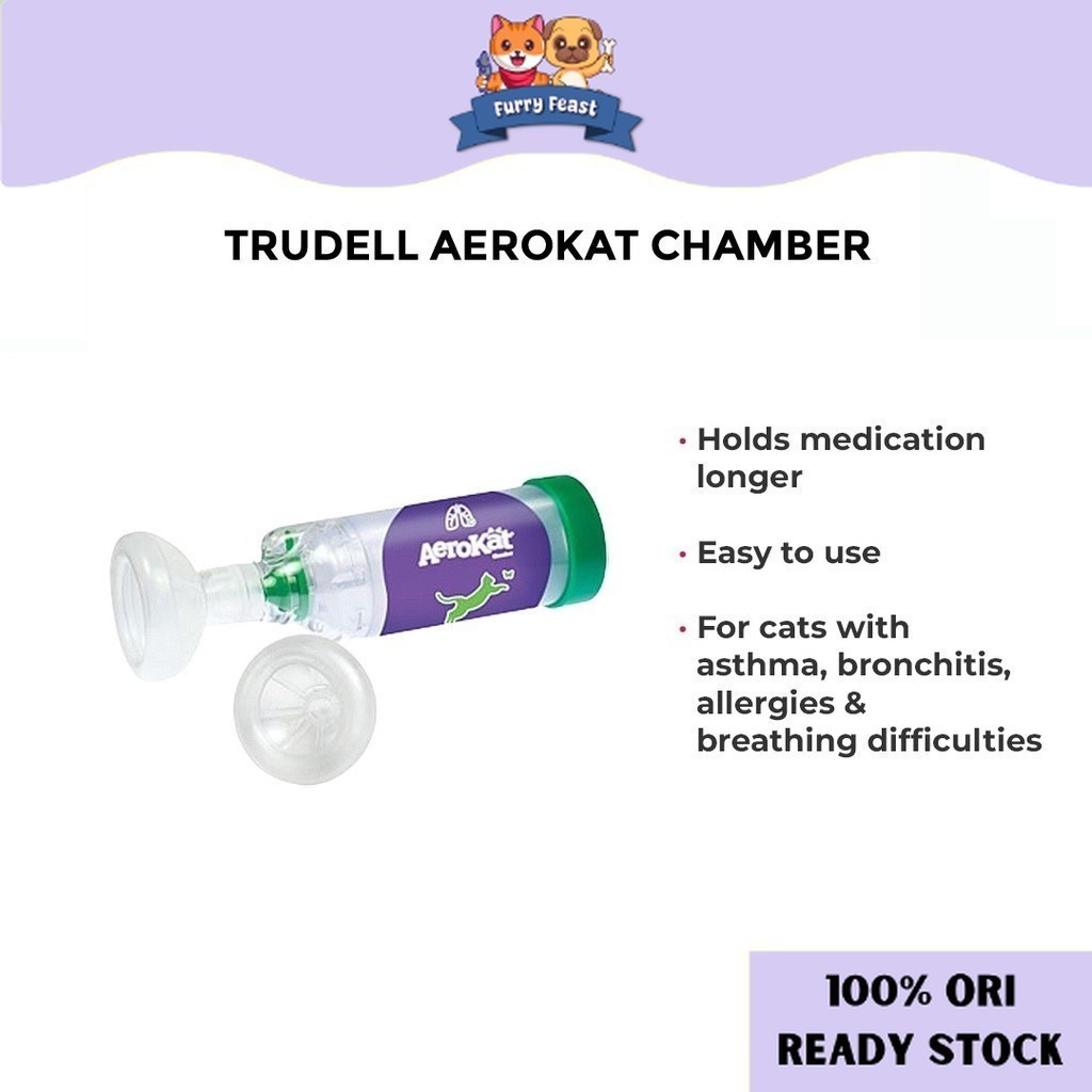 Trudell Medical International Aerokat Chamber | For Cats with Asthma ...