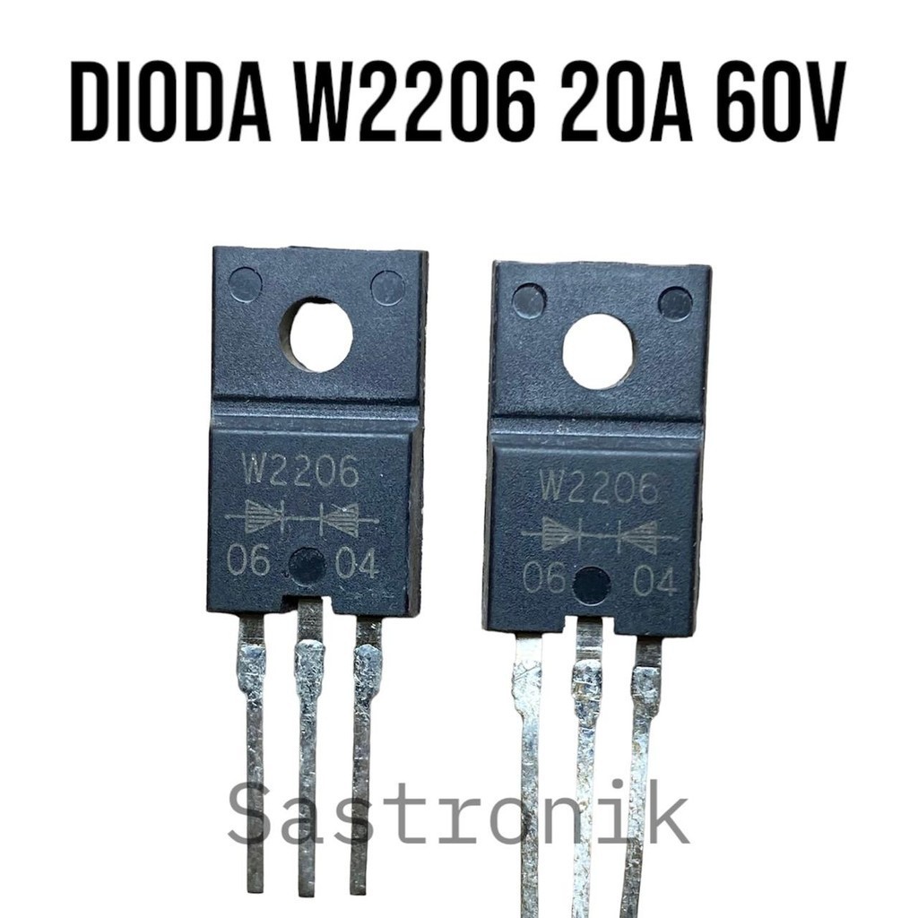 Schottky W2206 20A 60v diode original sanken ready | Shopee Malaysia