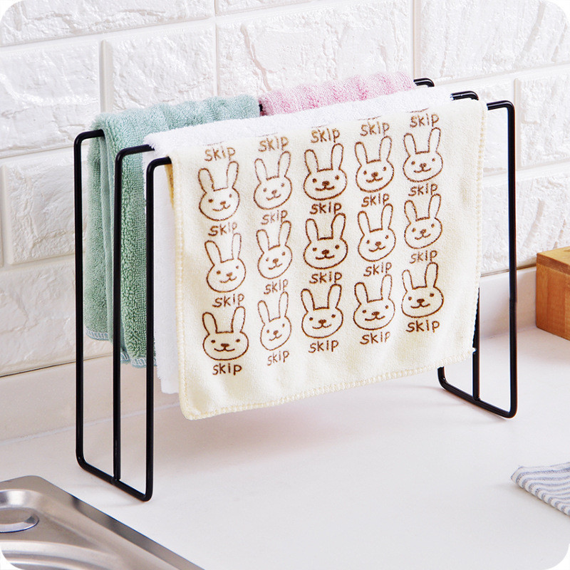 Convenient Table Kitchen Towel Cloth Hanger Rack Drying Iron Towel ...