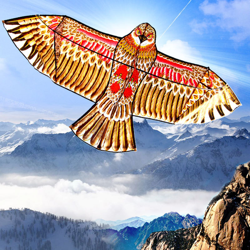 Eagle Kite 1.1m Large Eagle Flying Bird Kite With 30 Meter Suitable As ...