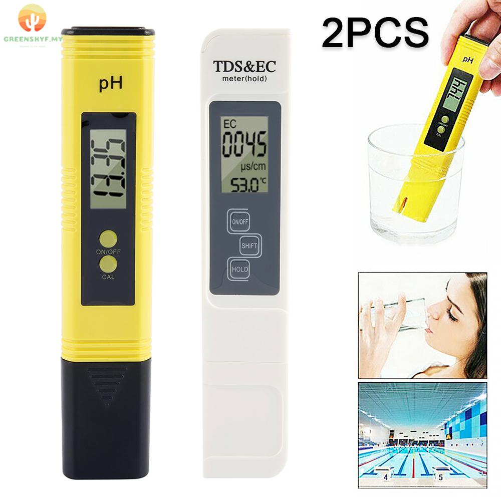 SET Water Tester PH TDS EC Temperature Water Meter Electric Digital pH ...
