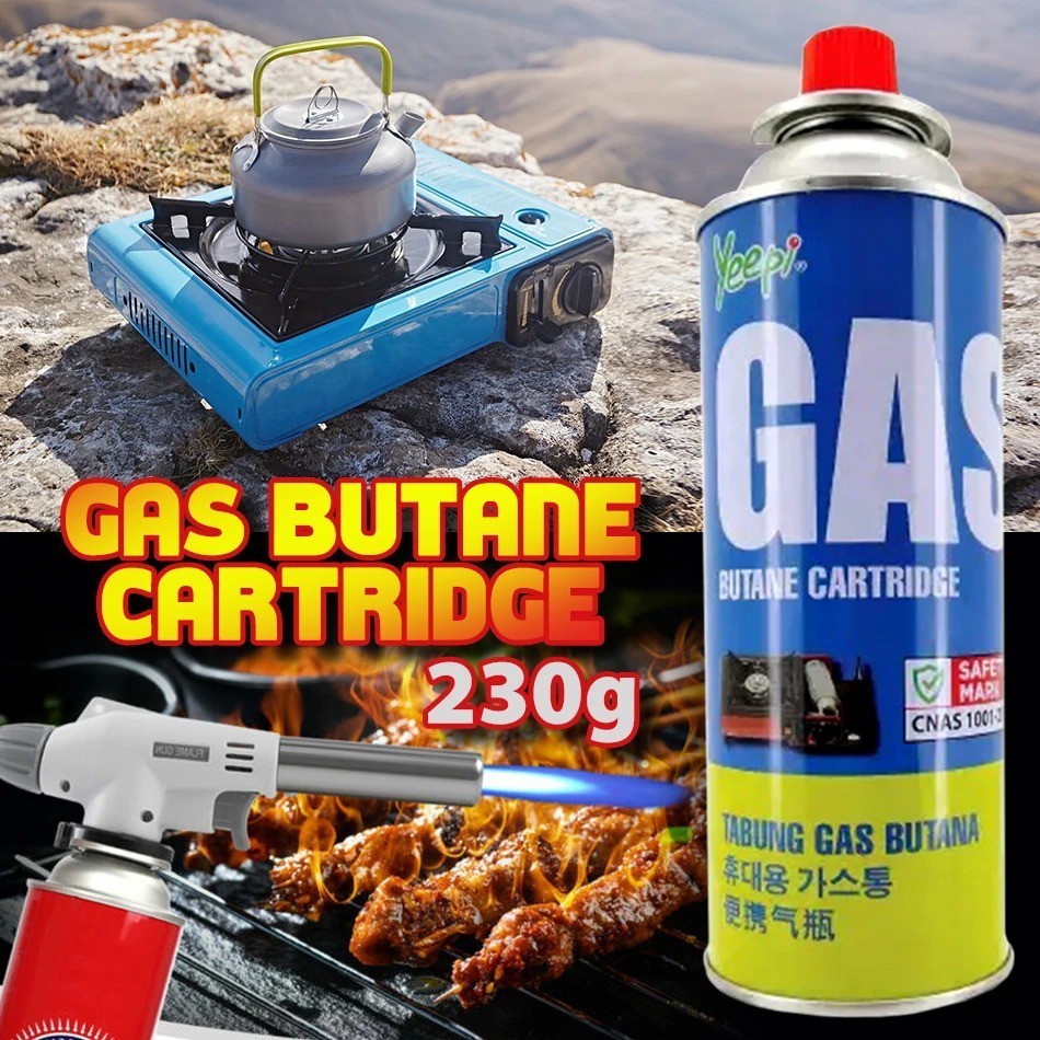 [ 230g ] GAS BUTANE CARTRIDGE / Tabung Gas Butana / 气体丁烷筒 | Shopee Malaysia