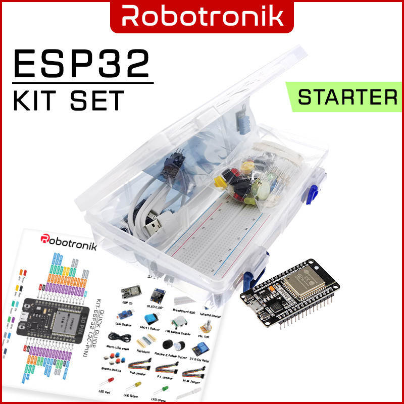 Kit Set (Breadboard, Jumper wires, Components & Box) Compatible UNO R3 ...