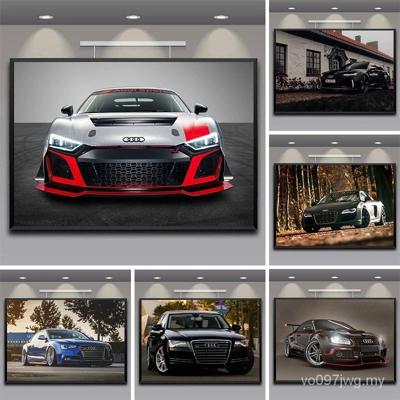 Audi A6 Audi R8 Supercars Cool Luxury Sports Car Posters and Prints ...
