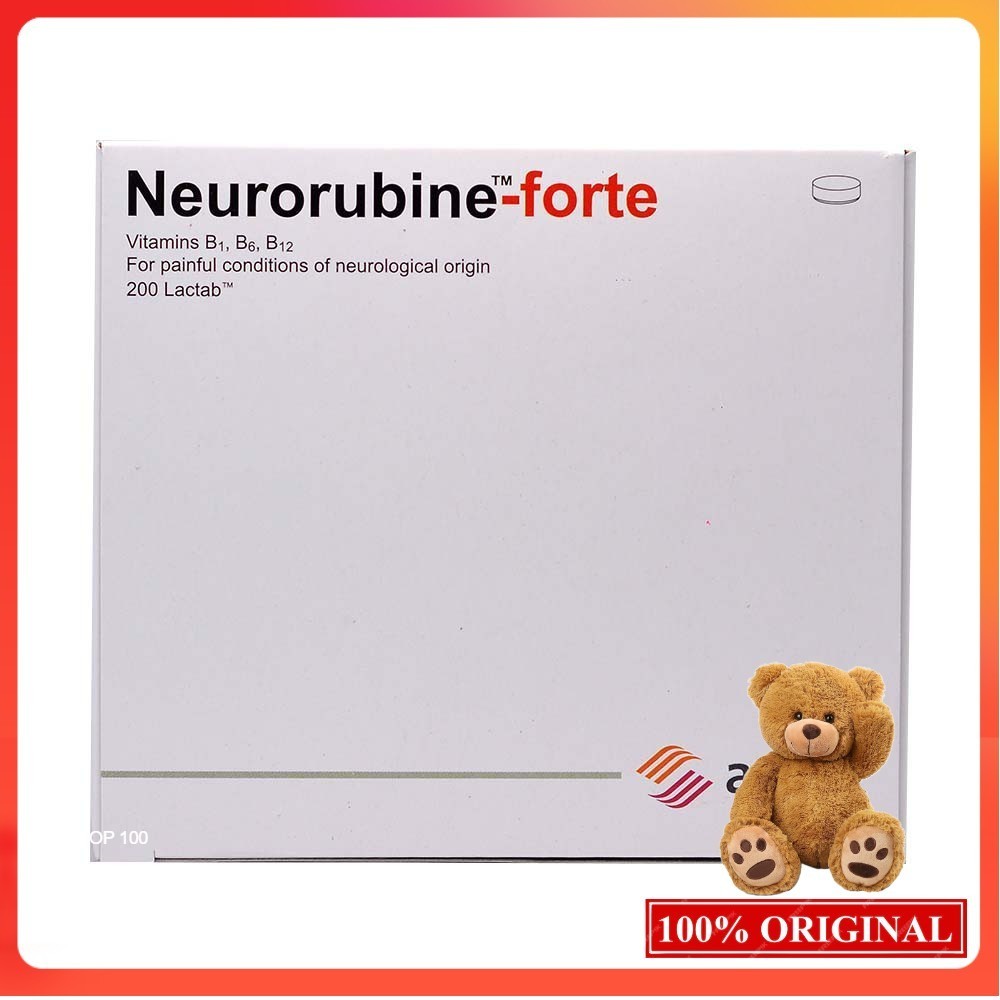 Neurorubine Forte Vit B1, B6, B12 10'S (1 STRIP) | Shopee Malaysia