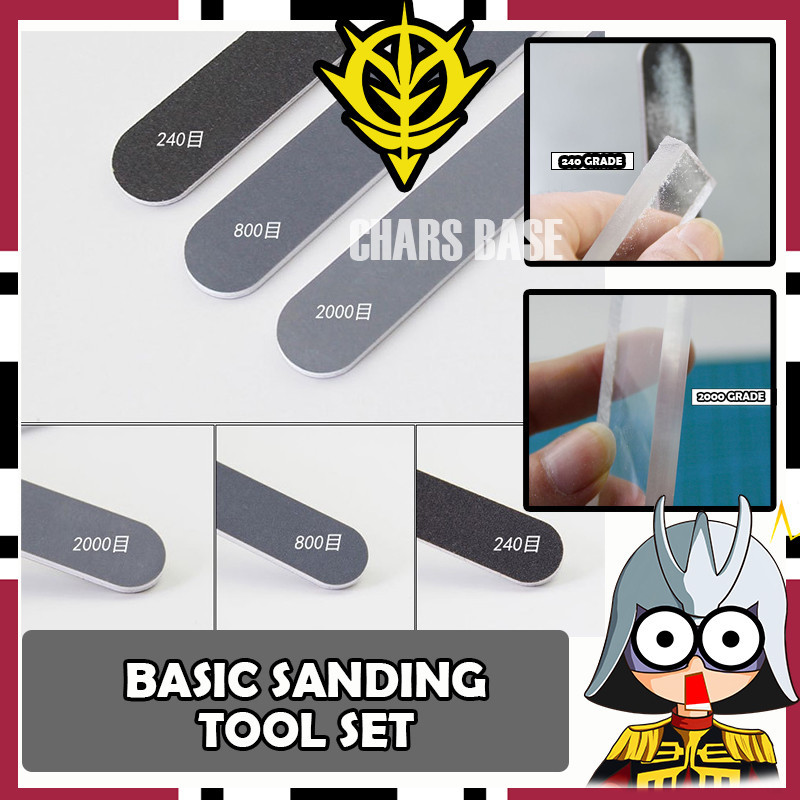 HOBBY SANDING TOOLS GUNDAM SANDING SET | Shopee Malaysia