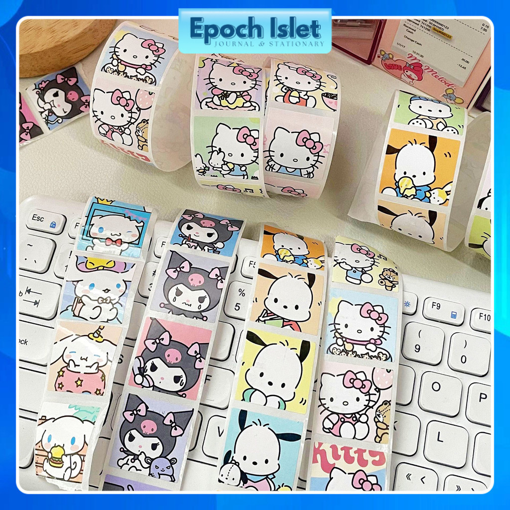 【Epoch Islet】500pcs/200pcs/roll Cute Label Sticker Packing Sticker ...