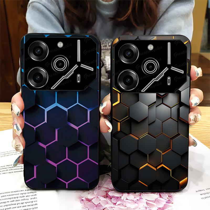 Phone Case Tecno Pova 6 5G Li7 6 Pro 5G Li9 Advanced Luxury Frosted Technology Anti drop ...