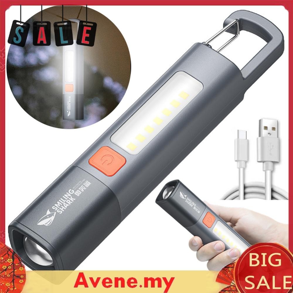 LED Camping Flashlight Rechargeable Compact Camping Torch for Hiking ...
