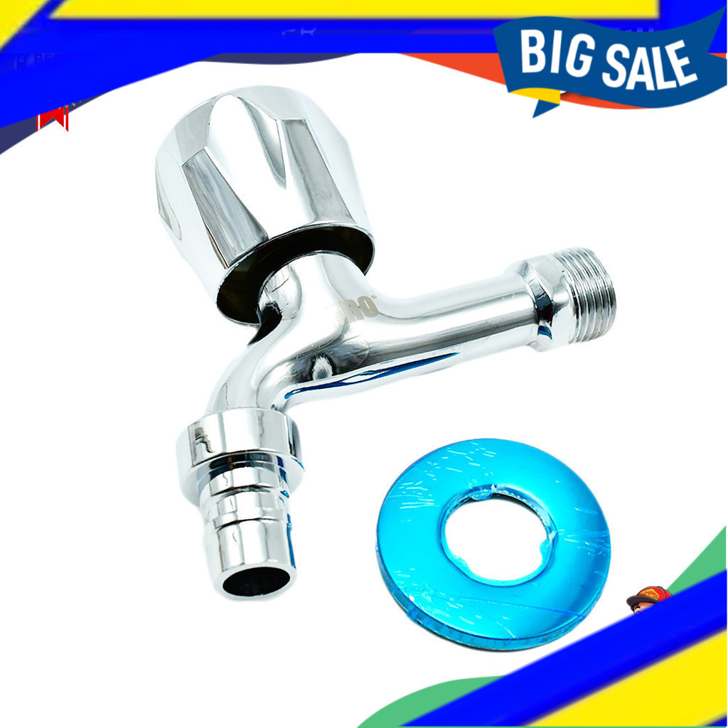 PLUS Water Tap, Kepala Paip Air Besi, Washing Machine Tap/Water Faucet ...