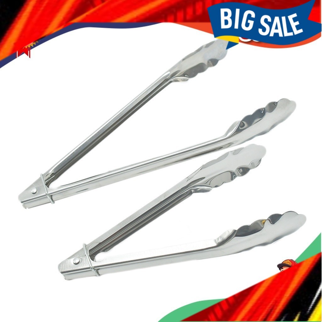 (2pcs) Pengepit Besi, Penyepit Besi, Penyepit Dapur, Stainless Steel ...