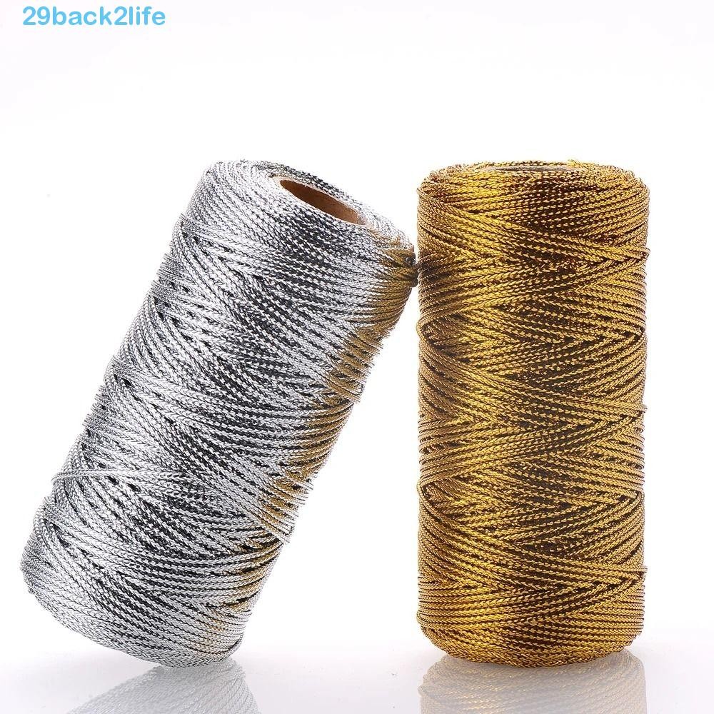 BACK2LIFE Golden Packing Rope, Cord Tag Rope Gift Packaging Thread ...