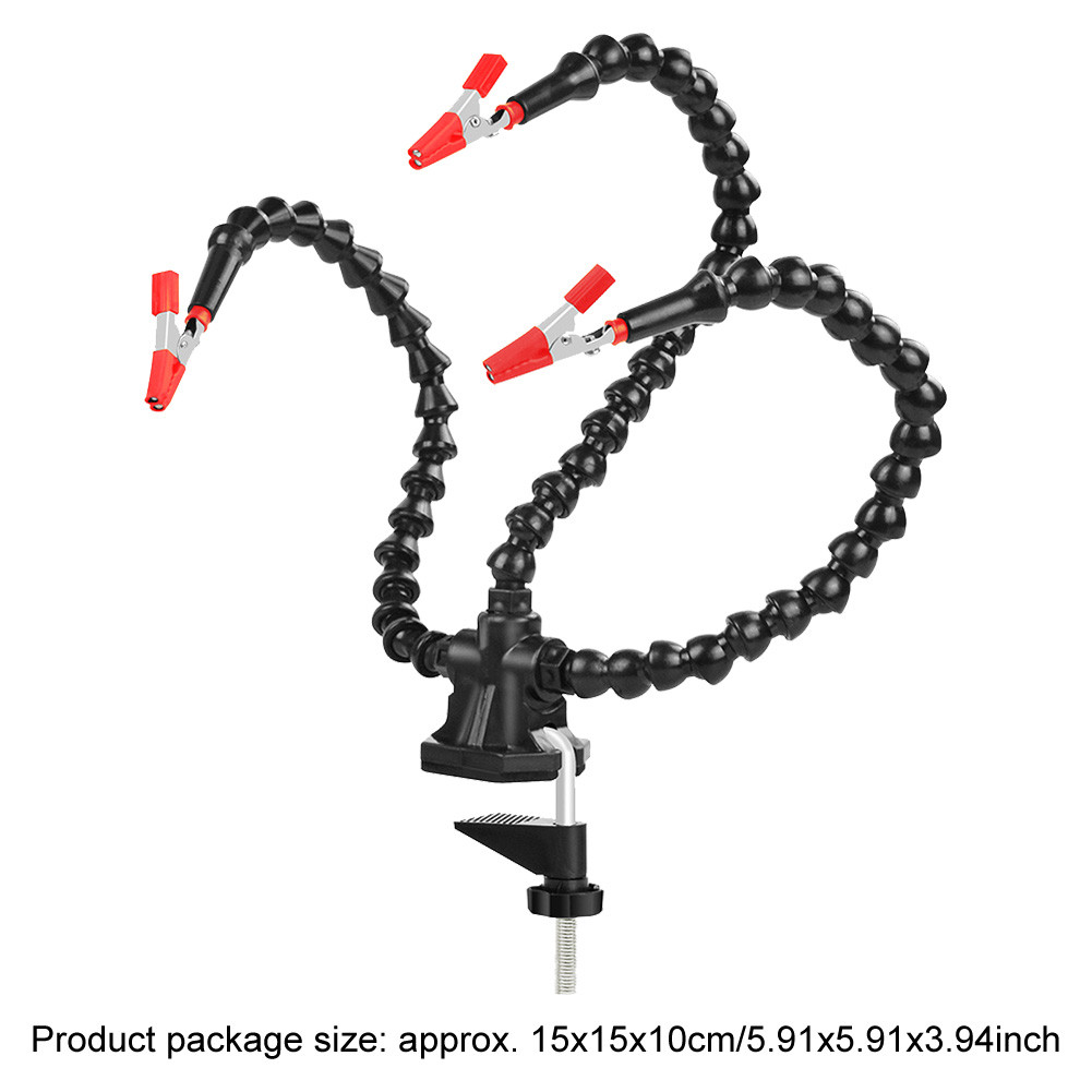 Desk Clamp Soldering Station Third Hands Soldering Tool 3/4/5 Flexible ...