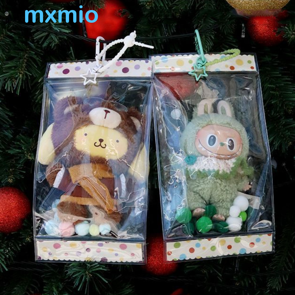 MXMIO Labubu Time Display Bag, Thicken PVC Labubu Time Doll Outgoing ...