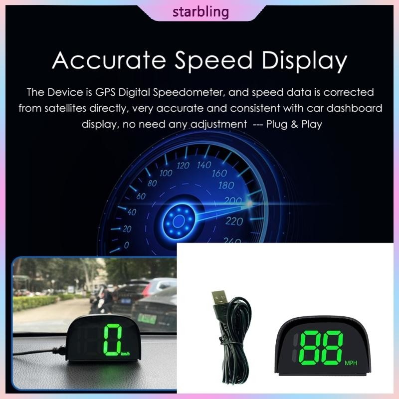 Star Universal Car Speedometer Large Font Display Car Speed Meter ...