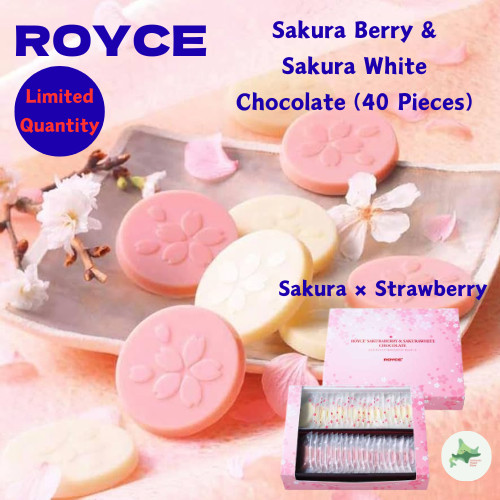 Royce Sakura Berry & Sakura White Chocolate (40 Pieces) Limited ...