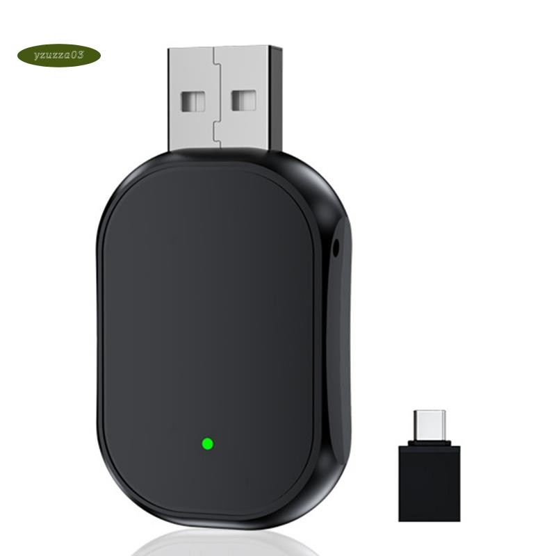 USB Type C 2 in 1 Wireless Carplay Android Auto Adapter Wireless Car Adapter Convert Wired ...