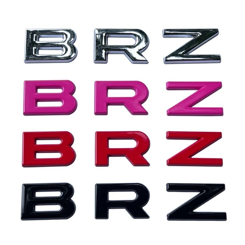 Car Tail Trunk Letter Badge Sticker Alloy Auto Body Side Emblem Sticker ...