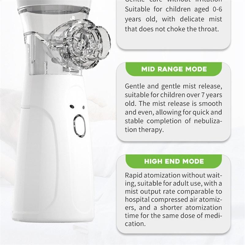 Travel Nebulizer for Adults Multifunctional Quiet Mesh Nebulizer ...