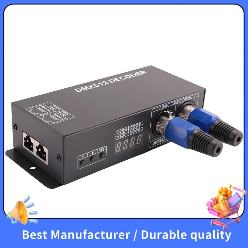【NEW】Dmx 512 Digital Display Decoder,Dimming Driver Dmx512 Controller For Led Rgbw Tape Strip ...