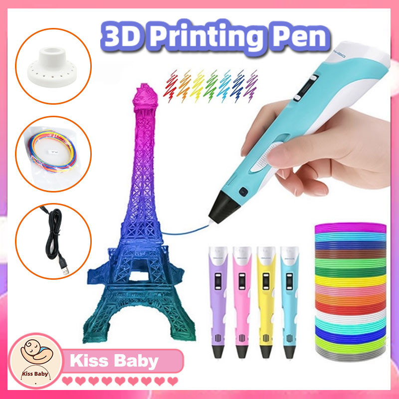 3D PEN Filament Magic Pen Free DIY 3D Printing Pen With PLA Filament ...