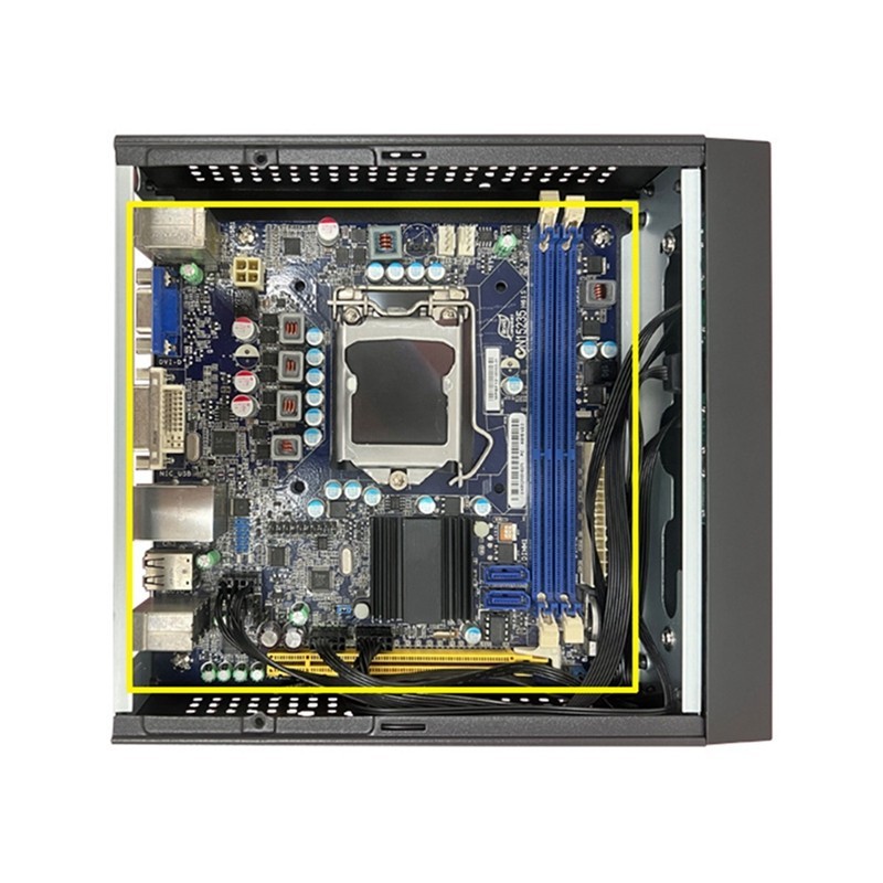 1Pcs M09 HTPC Host Mini ITX Computer Chassis DC Power Supply Industrial Control Chassis Home ...