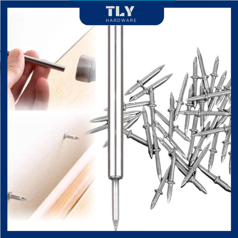 TLY Skirting Thread Hidden Nails Double Head Seamless Nail Double Ended ...