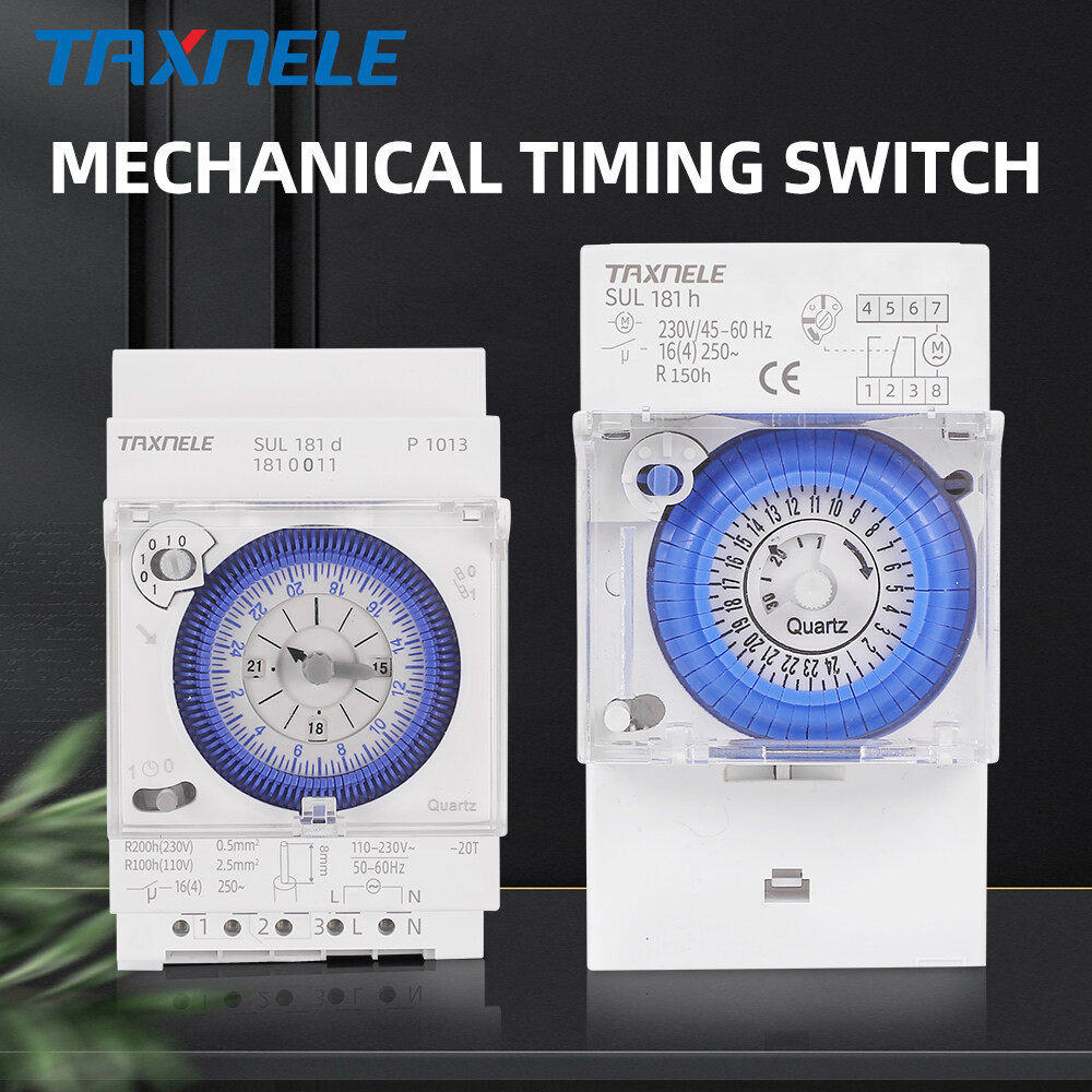 SUL181h SUL181d Mechanical Timer 24 hours Time Switch Relay Electrical ...