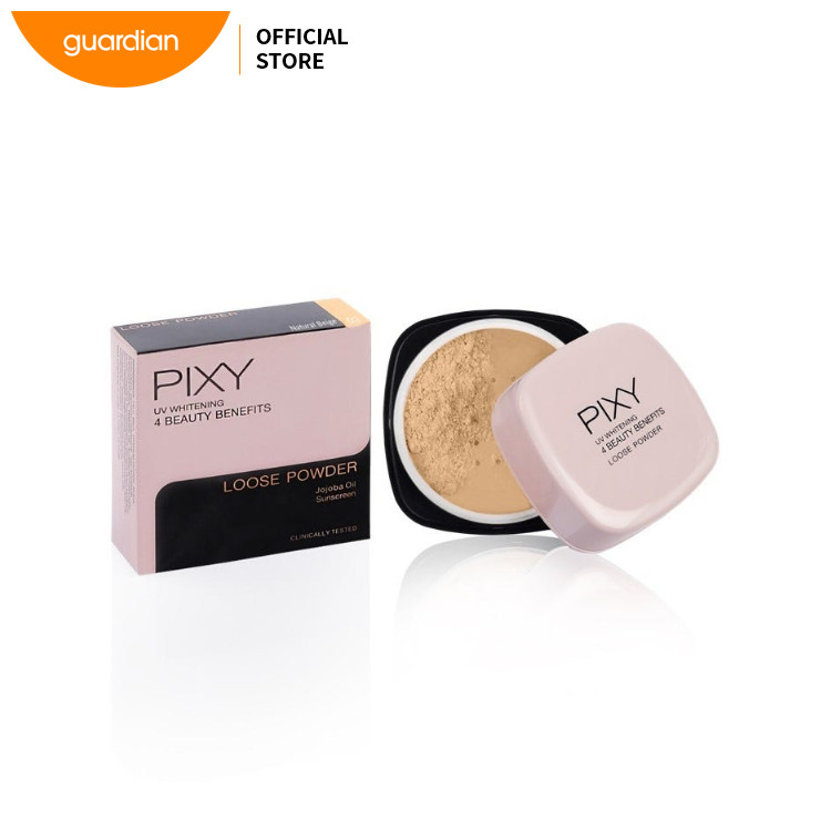 Pixy Uv Whitening 4 Beauty Benefits Loose Powder Ivory 01 12G | Shopee ...