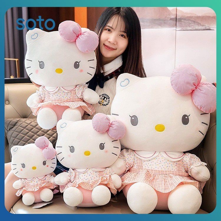 20cm/40cm/50cm Sanrio Hello Kitty Doll Anime Cartoon Cute Stuffed Toys ...