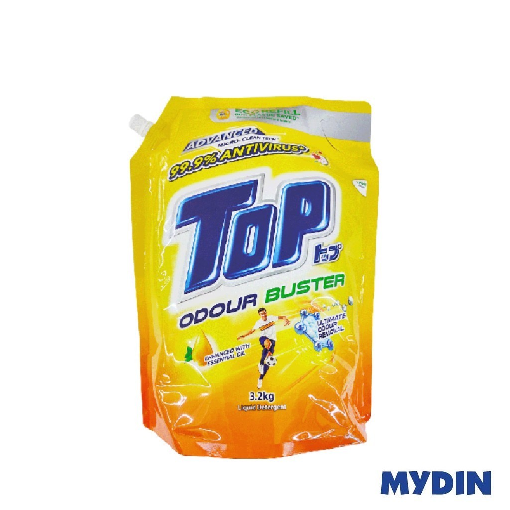 Top Detergent Liquid Refill - Odour Buster (3.2kg) | Shopee Malaysia