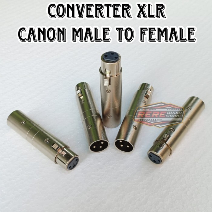 Converter Canon to Canon/Connector XLR Cannon Male to Cannon Female/Connector | Shopee Malaysia