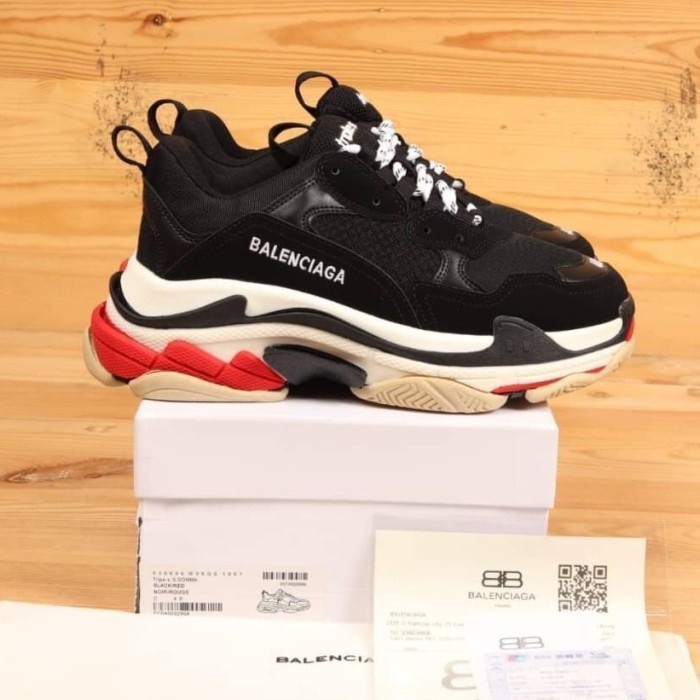 Balenciaga Triple Shoes S Black Red Multicolor High Quality NDIP ...