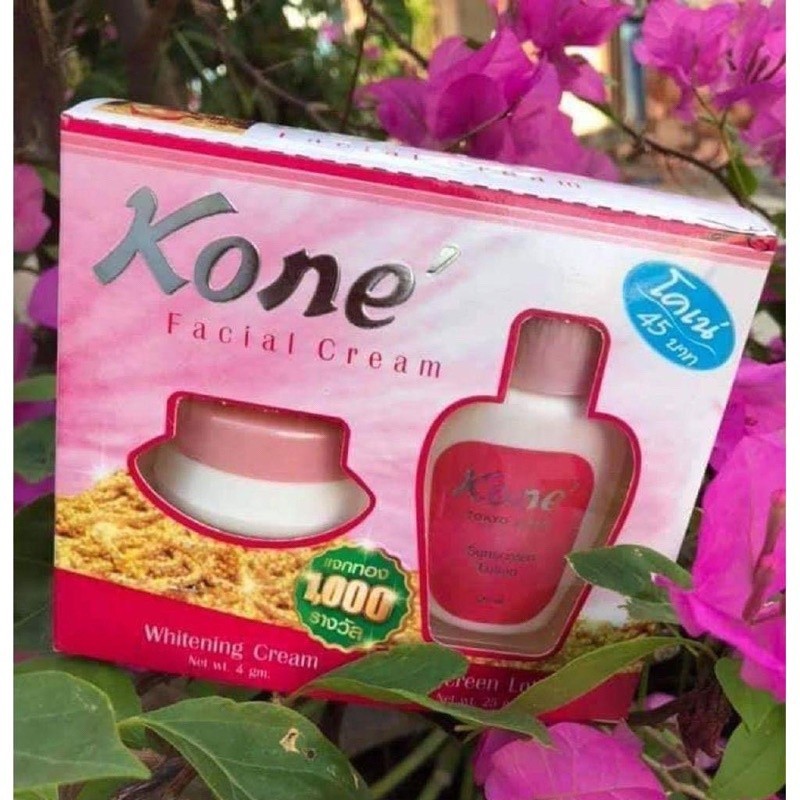 Kone facial cream skincare cream & sunscreen lotion set from Thailand ...