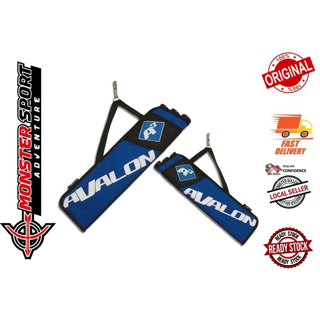 Avalon Archery A3 Target Quiver 3 Tubes with Side Pocket and Hook ...