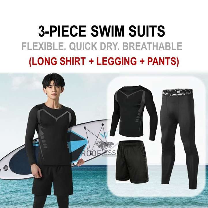 Swimming Suit Man Baju Renang Lelaki Dewasa Swimwear Man Tight Pant Man