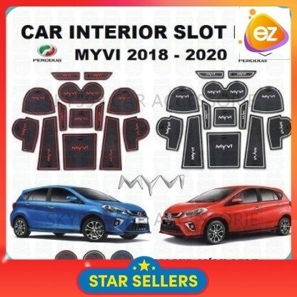 Perodua ARUZ VIVA MYVI ALZA AXIA BEZZA Interior Slot Mat Storage Tank ...